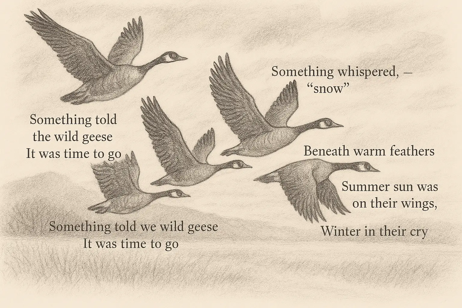 Something Told the Wild Geese: Answering questions from poems for ...